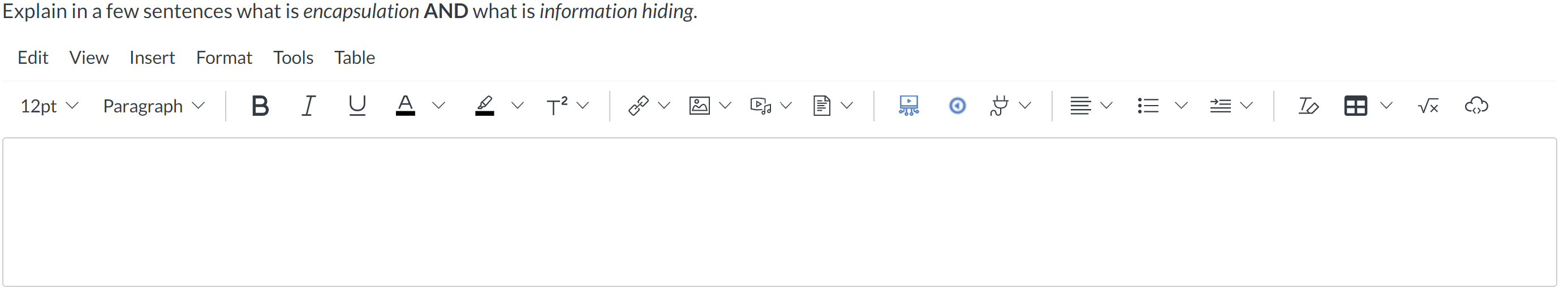 Solved Explain in a few sentences what is encapsulation AND | Chegg.com