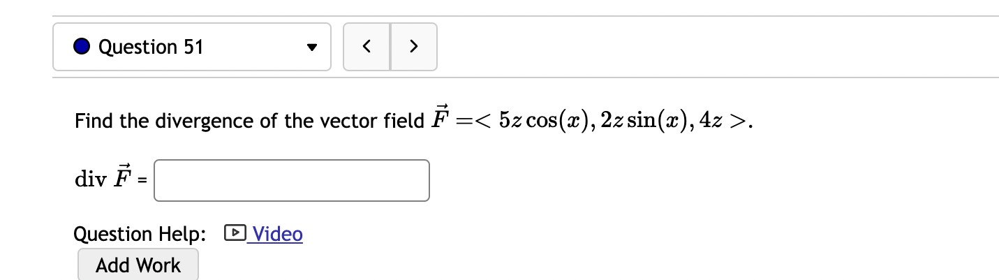 Solved Find the divergence of the vector field | Chegg.com