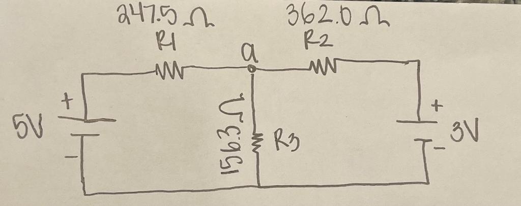 Solved PLEASE SOLVE FOR VOLTAGE AND CURRENT ACROSS EACH | Chegg.com
