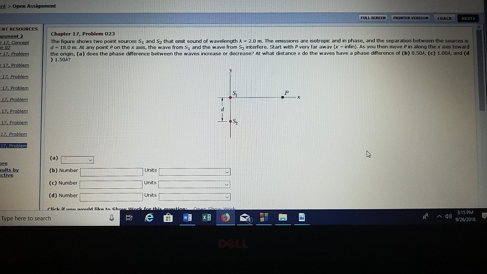 Solved nt> Open Assignment FULL SCREEN-PRINTER VERSION : 4 | Chegg.com