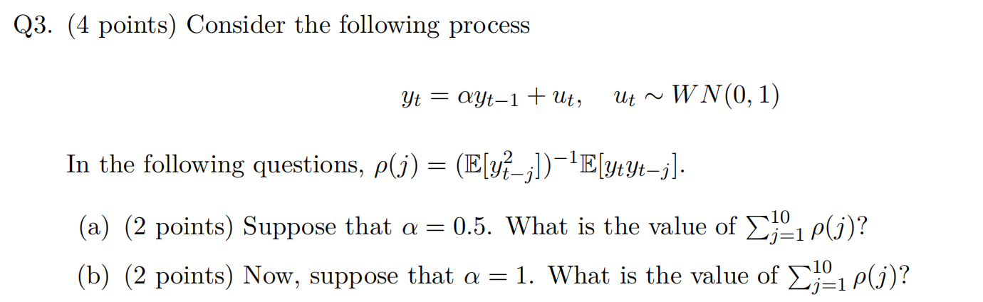 Q3. (4 points) Consider the following process | Chegg.com
