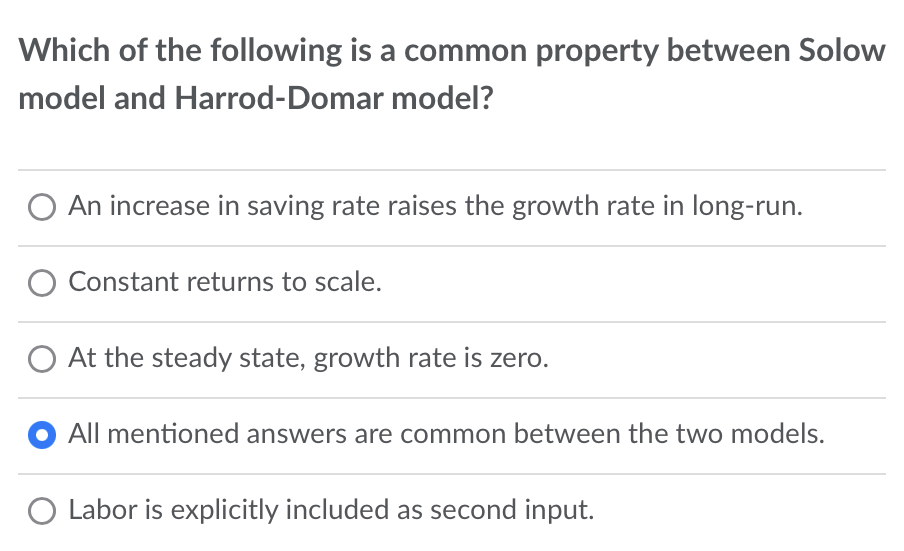 Solved Solow model is important because it implies that An | Chegg.com