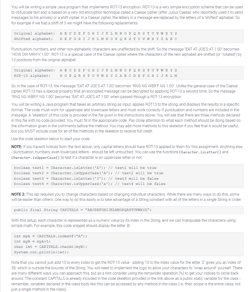 Solved You will be writing a simple Java program that | Chegg.com