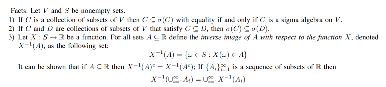 Solved Facts: Let V and S be nonempty sets. 1) If C is a | Chegg.com