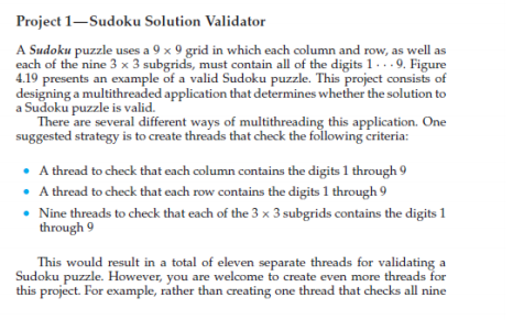 Solved Project 1—Sudoku Solution Validator A Sudoku puzzle | Chegg.com