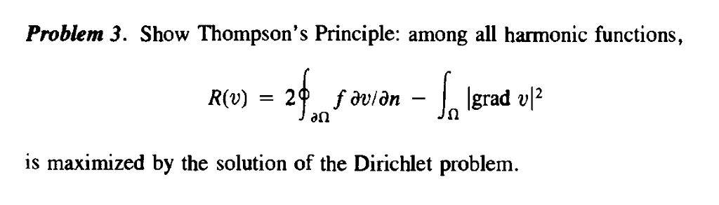 Solved Problem 3. Show Thompson's Principle: among all | Chegg.com