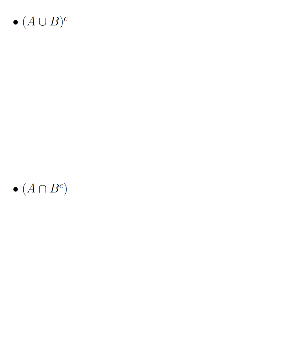 Solved What Do Each Of These Situations Mean In Probability Chegg