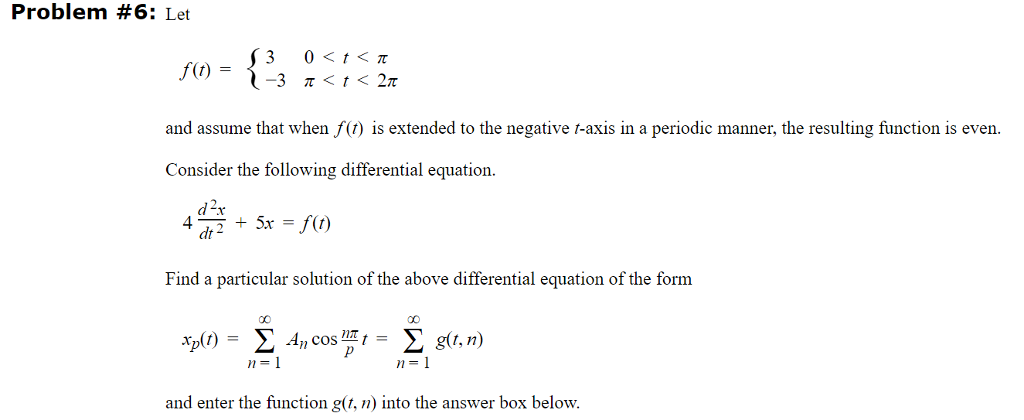 Solved Problem #6: Let 3 0 | Chegg.com
