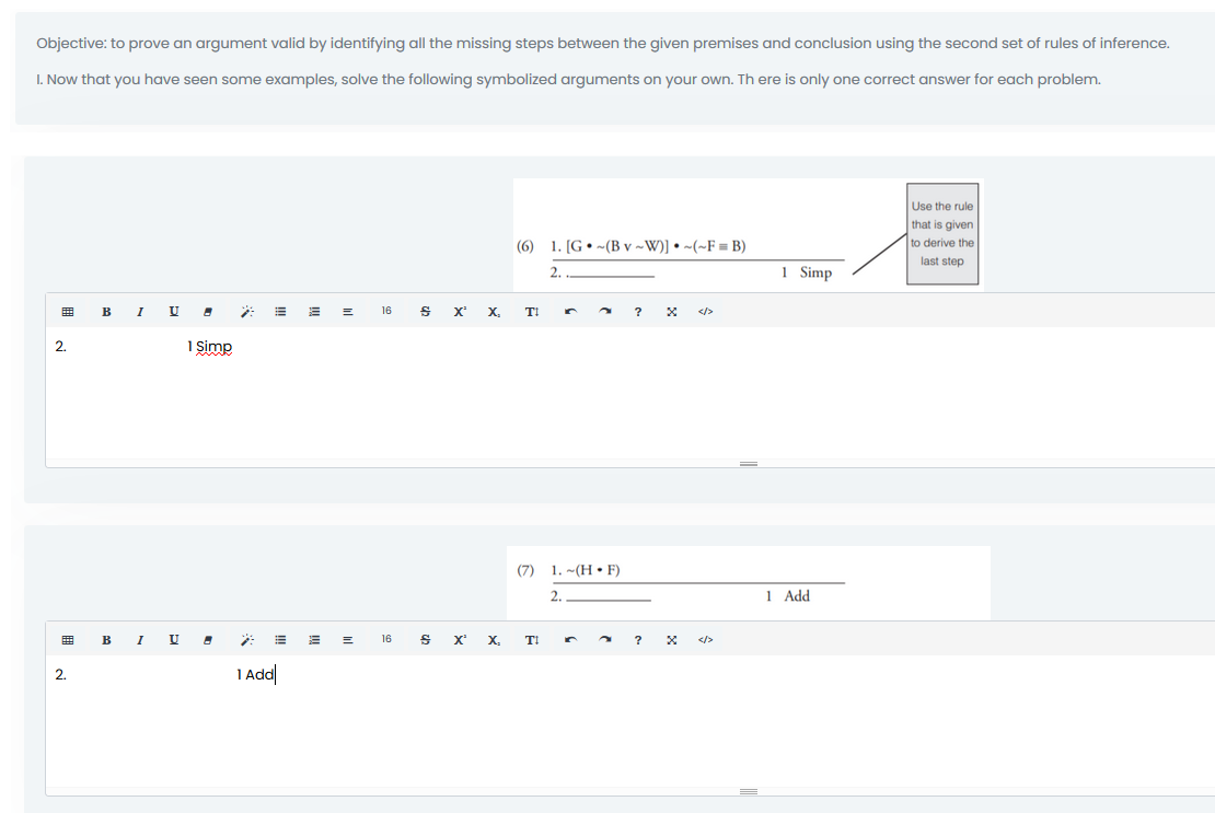 Solved Objective: to prove an argument valid by identifying | Chegg.com