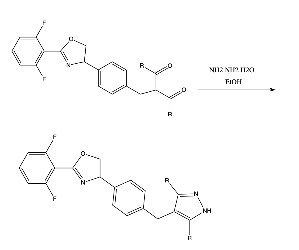 Solved F N R NH2 NH2 H2O EtOH R F R N NH R | Chegg.com