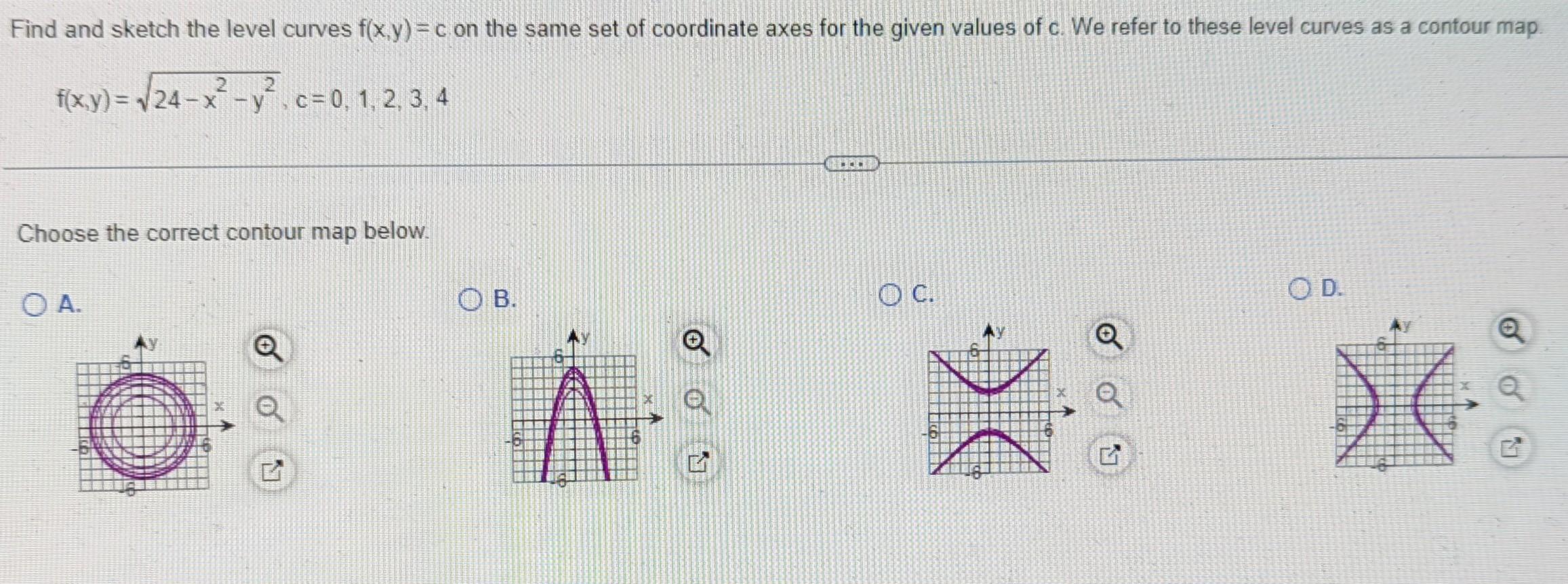 Solved Find and sketch the level curves f(x,y)=c on the same | Chegg.com