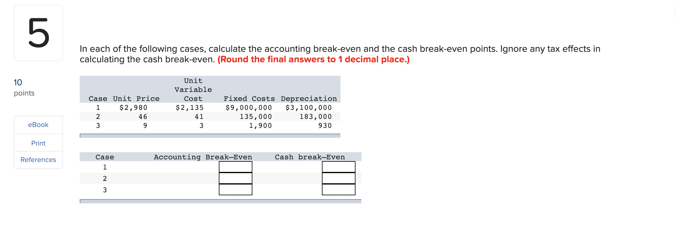 Solved In each of the following cases, calculate the | Chegg.com