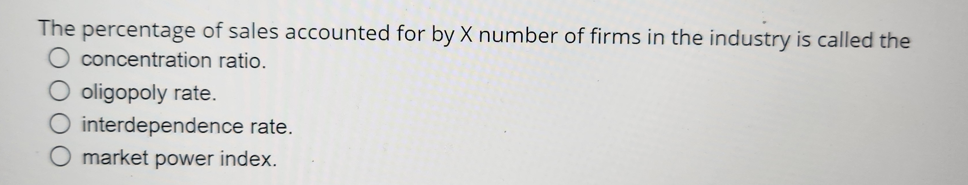 Solved The percentage of sales accounted for by X number of | Chegg.com