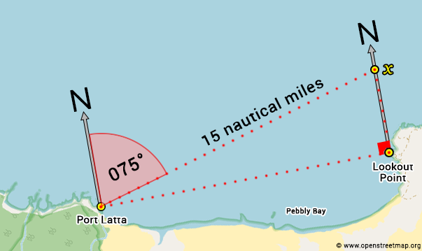 Solved A yacht has sailed from Port Latta, Tasmania, and is | Chegg.com