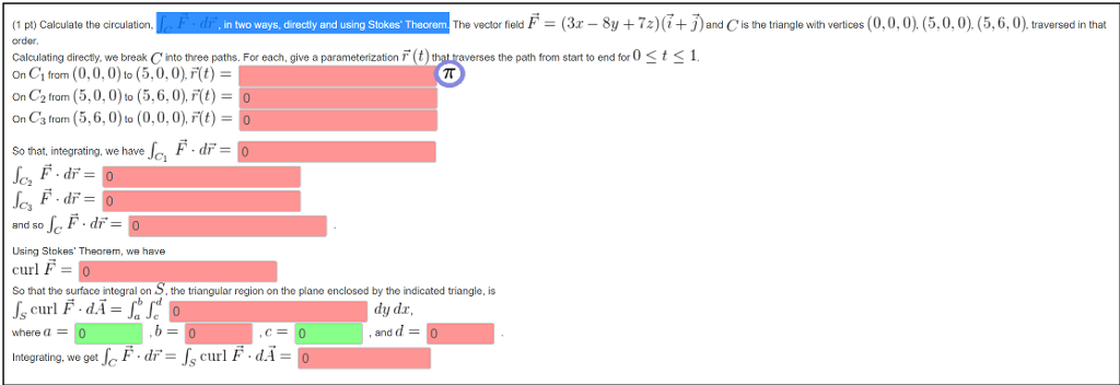 Solved Calculate the circulation, in two ways, directly and | Chegg.com