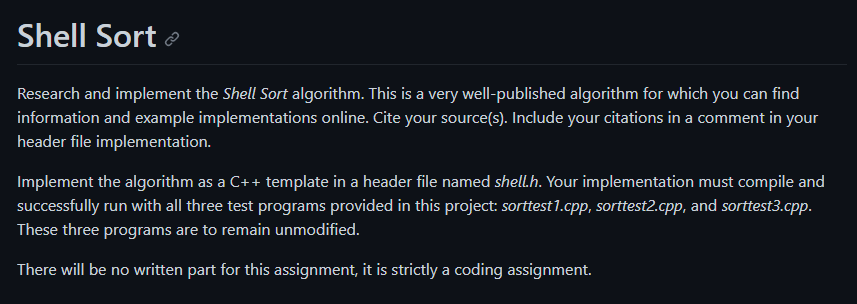 Solved Shell Sort Research and implement the Shell Sort | Chegg.com Solved Shell Sort Research and implement the Shell Sort | Chegg.com