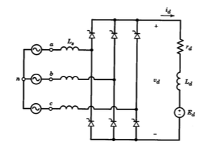Solved For the practical three-phase converter circuit on | Chegg.com