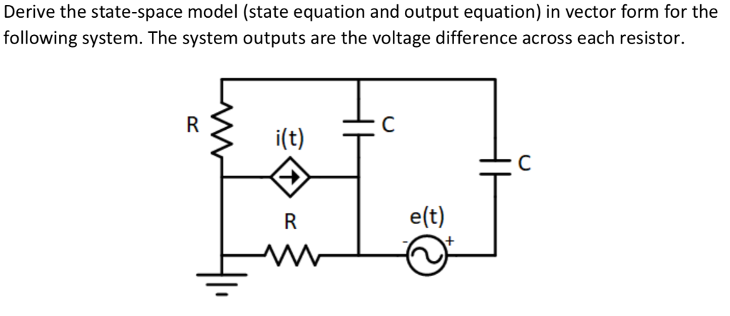 Solved Modeling and simulation question? Derive the | Chegg.com