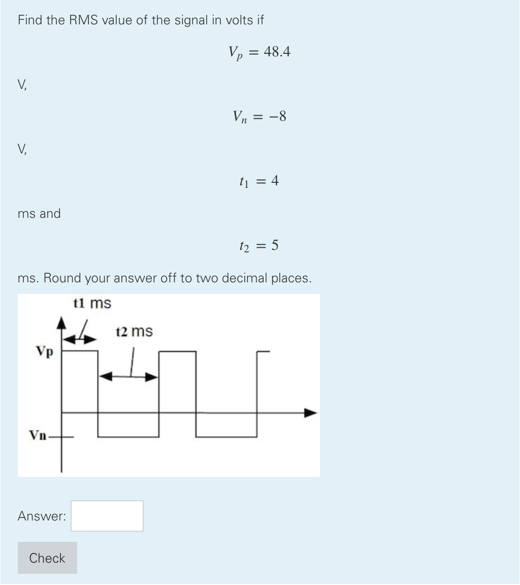 Solved The voltage vs(t) = 29 cos(2r1281t/3) V is applied to | Chegg.com