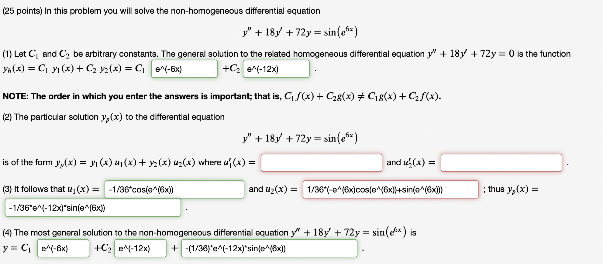 Solved (25 points) In this problem you will solve the | Chegg.com