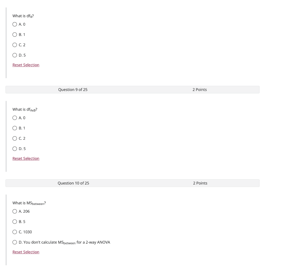 Solved Part 1 of 5 - 2-way ANOVA Calculation Researchers | Chegg.com