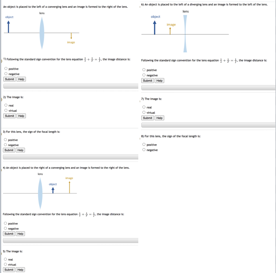 Solved An object is placed to the left of a converging lens | Chegg.com