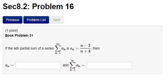 Solved Sec8.2: Problem 16 Previous Problem List Next (a | Chegg.com