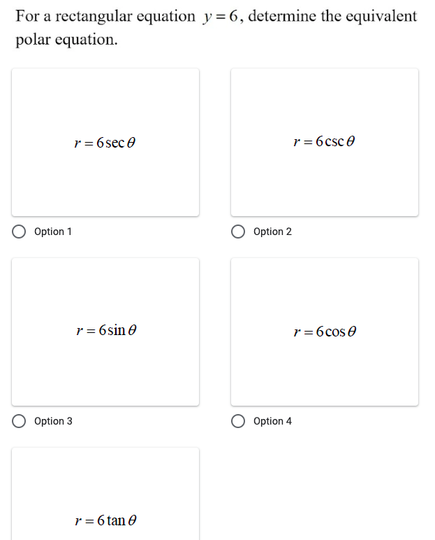 Solved For A Rectangular Equation Y6 Determine The 5481
