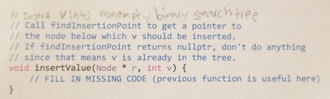 Solved // Return a pointer to the node that will be // the | Chegg.com