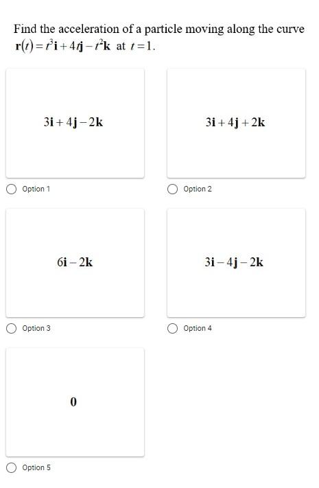 Solved Find the acceleration of a particle moving along the | Chegg.com