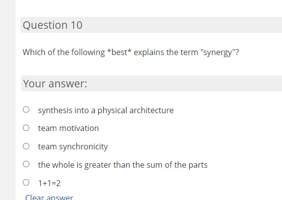 Solved Question 10Which of the following explains the term | Chegg.com