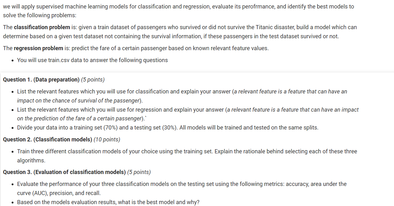 Solved F Age H Parch А B с 1 Passengerl Survived Pclass 2. 1 | Chegg.com