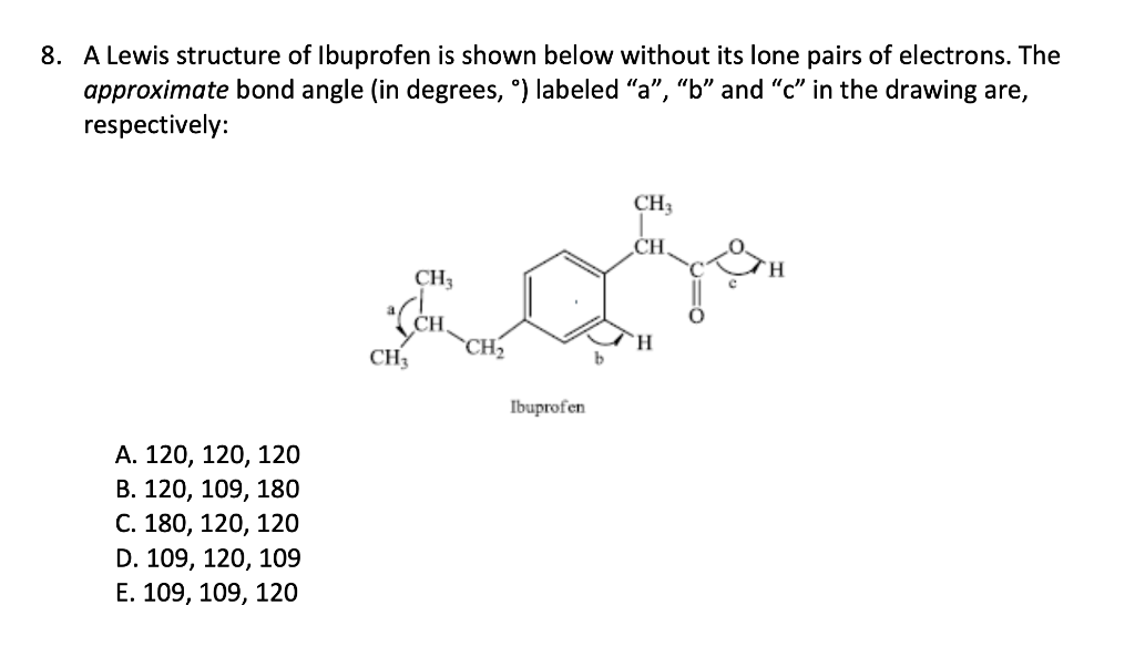 Ibuprofen Lewis Dot Structure
