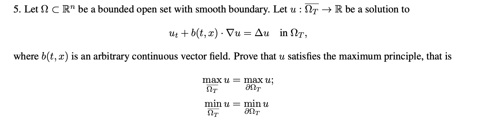 Solved 5. Let S2 CR” be a bounded open set with smooth | Chegg.com