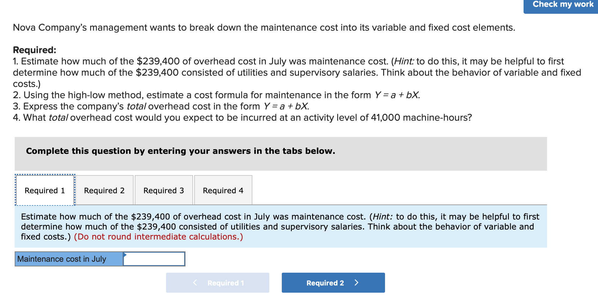 Solved Problem 6A-8 High-Low Method; Predicting Cost | Chegg.com