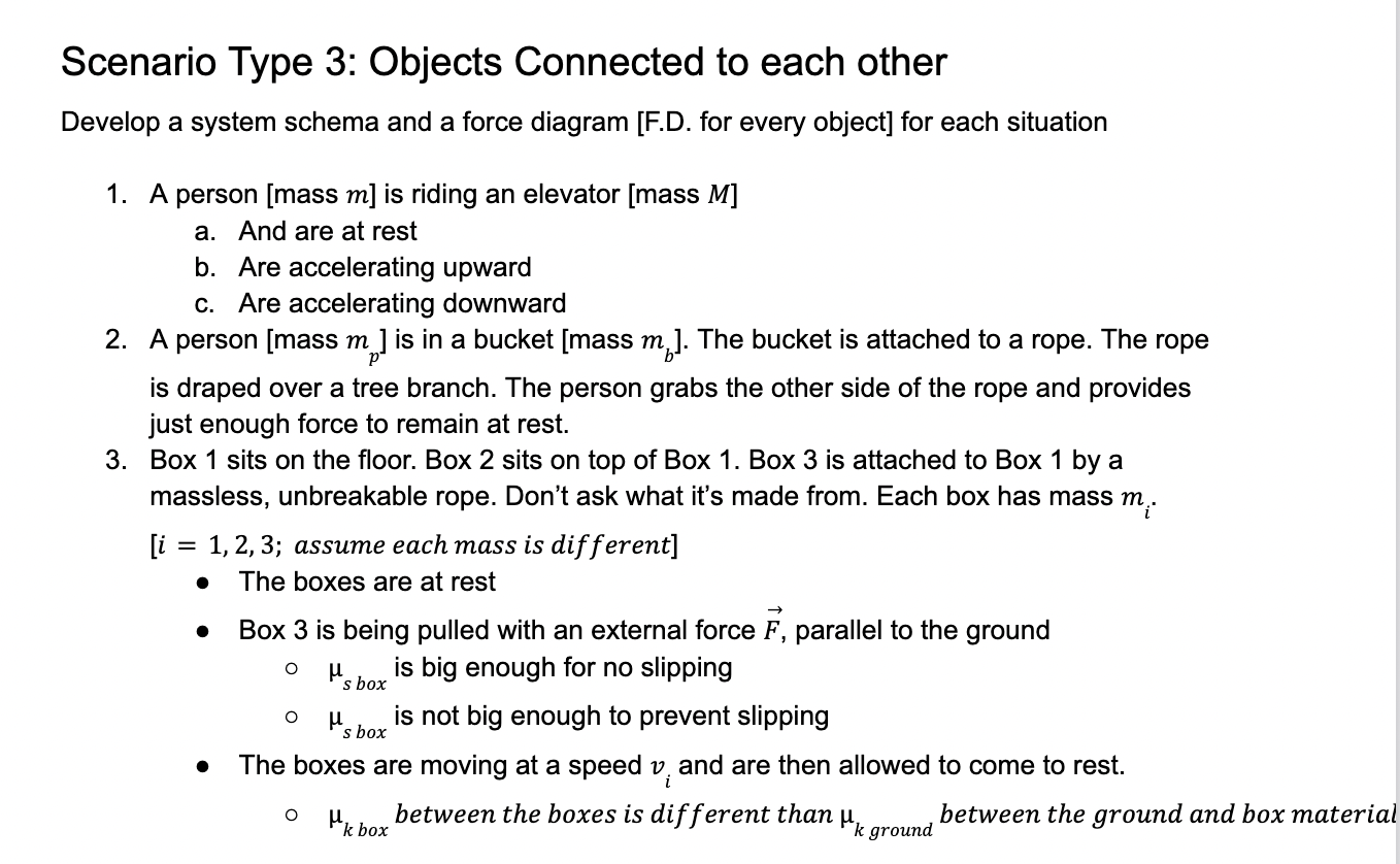 Solved Scenario Type 1: Projectile Motion An object is | Chegg.com