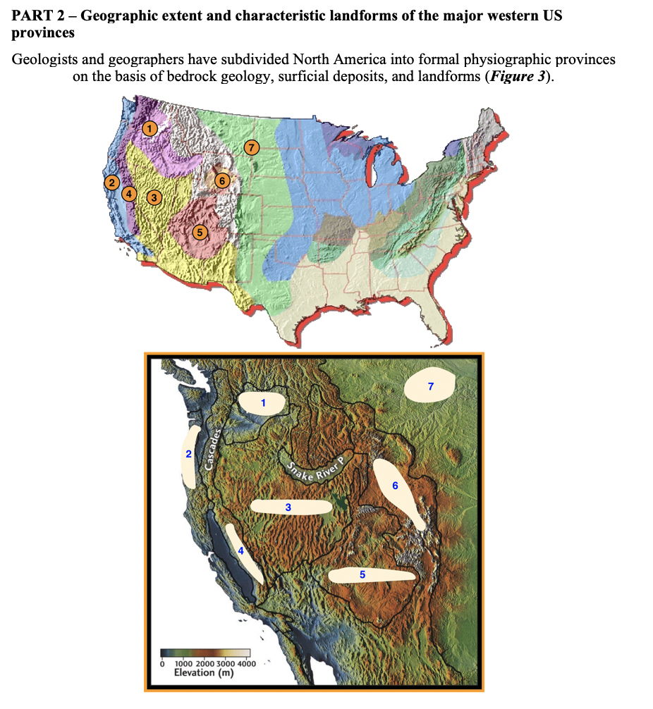 Solved PART 2 - Geographic extent and characteristic | Chegg.com