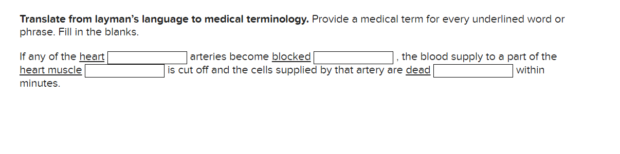 Solved Translate from layman's language to medical | Chegg.com Solved Translate from layman's language to medical | Chegg.com
