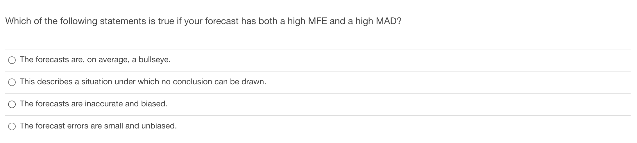 Solved Which of the following statements is true if your | Chegg.com