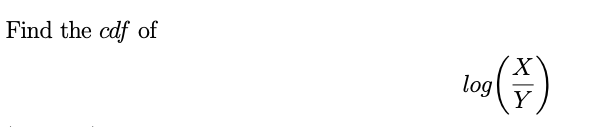 Solved Suppose a rv X has Uniform(0,1). Find the cdf of | Chegg.com