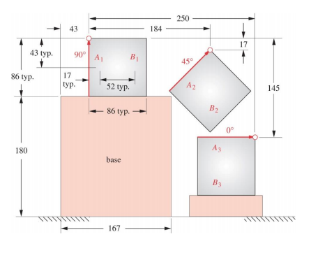 Solved In the diagram below a machine part (box) is shown in | Chegg.com