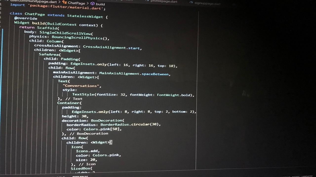 Flutter Experts Only: I would like to fix the error | Chegg.com