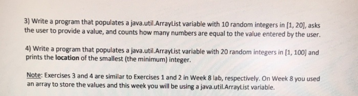 Solved 3 Write A Program That Populates A 7518