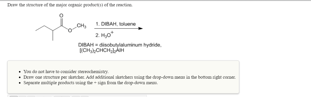 Solved Draw the structure of the major organic product(s) of | Chegg.com