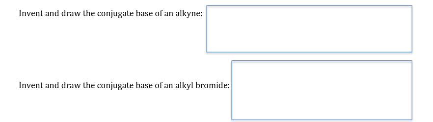 Solved Invent and draw the conjugate base of an | Chegg.com
