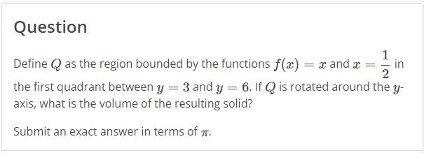 Solved Use The Washer Method To Find The Volume Of A Solid | Chegg.com