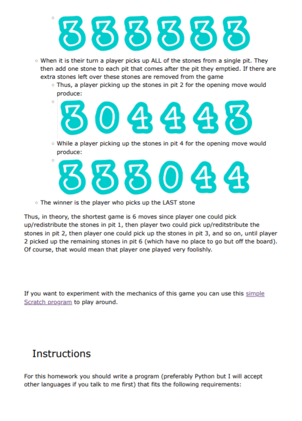 Programming Assignment #2 Implementing Mini-Max to | Chegg.com