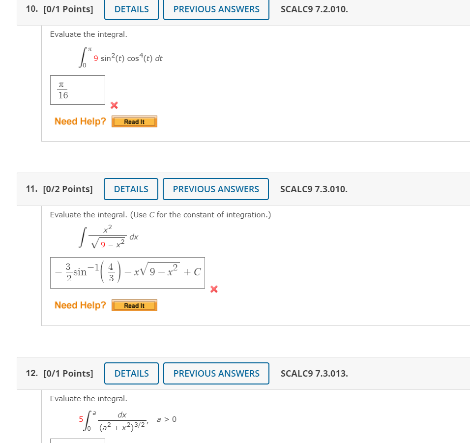 Solved 10. [0/1 Points] DETAILS PREVIOUS ANSWERS SCALC9 | Chegg.com