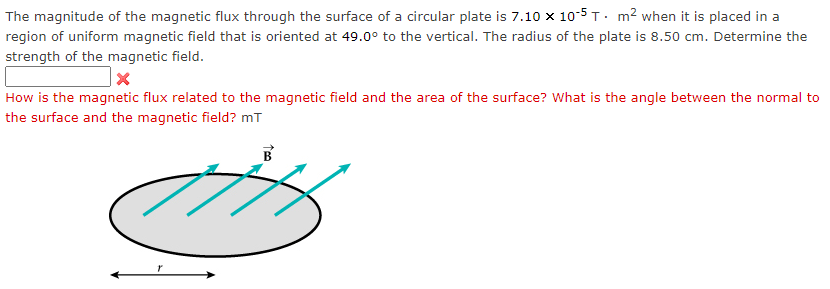 Solved The magnitude of the magnetic flux through the | Chegg.com