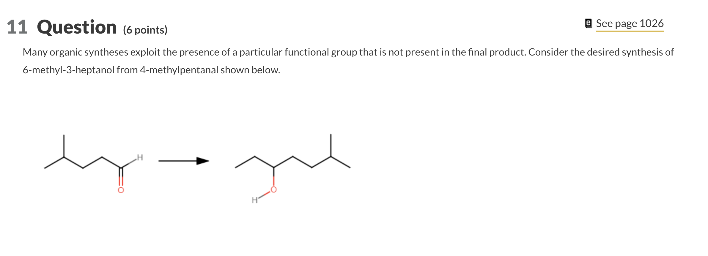 Solved 1 Question (6 points) 6-methyl-3-heptanol from | Chegg.com
